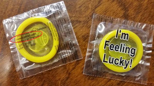 Google - Lucky - Printed clear with assorted colors